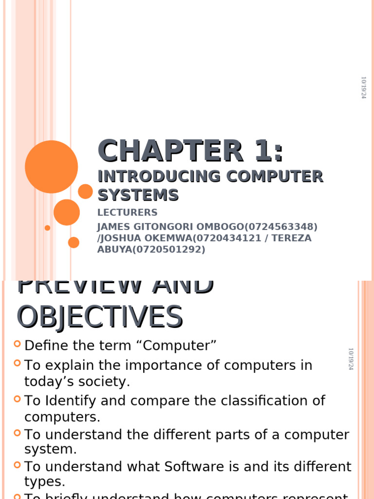 Introduction to computers-1 | PDF | Bios | Random Access Memory