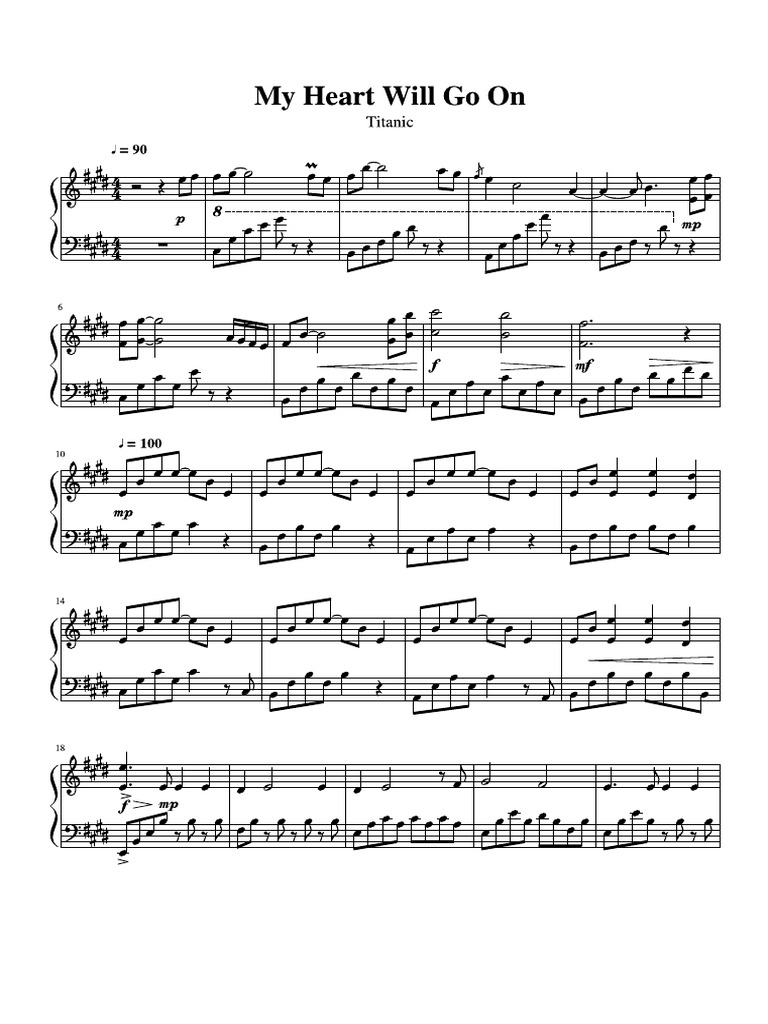 My Heart Will Go On | PDF