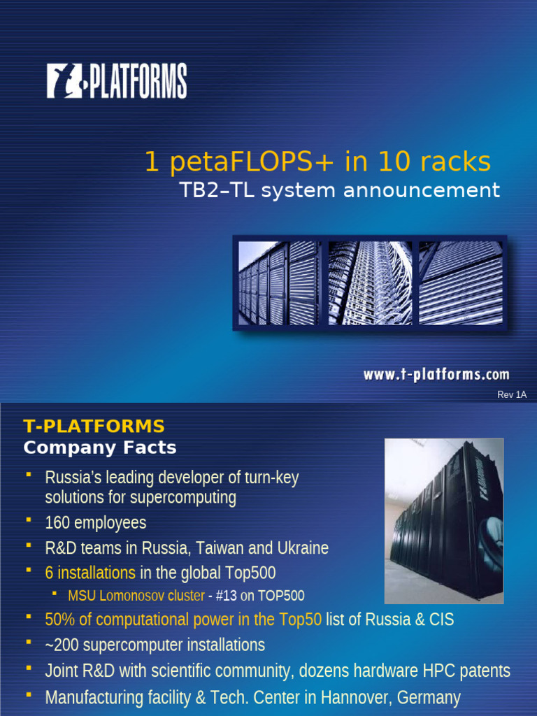 Igor - T Platforms IDC Workshop - v1.0 | PDF | Computer Architecture | Computer Hardware