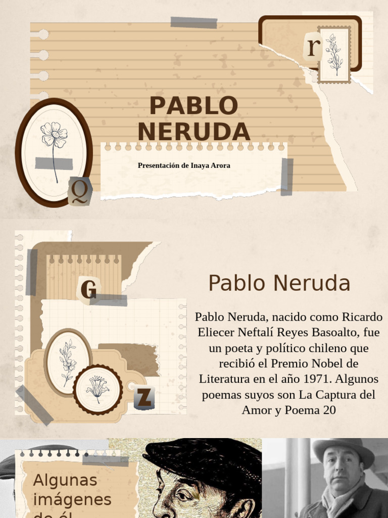 Old Scrap Paper Aesthetic Portfolio - by Slidesgo | PDF | Clásicos