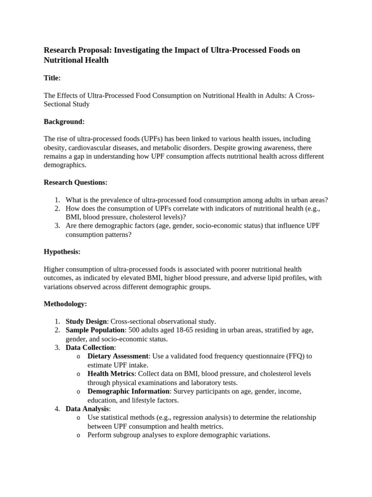 Research Proposal | PDF | Survey Methodology | Statistics