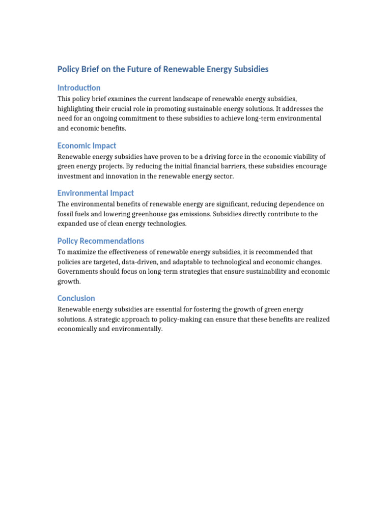 Policy_Brief_on_Renewable_Energy_Subsidies | PDF