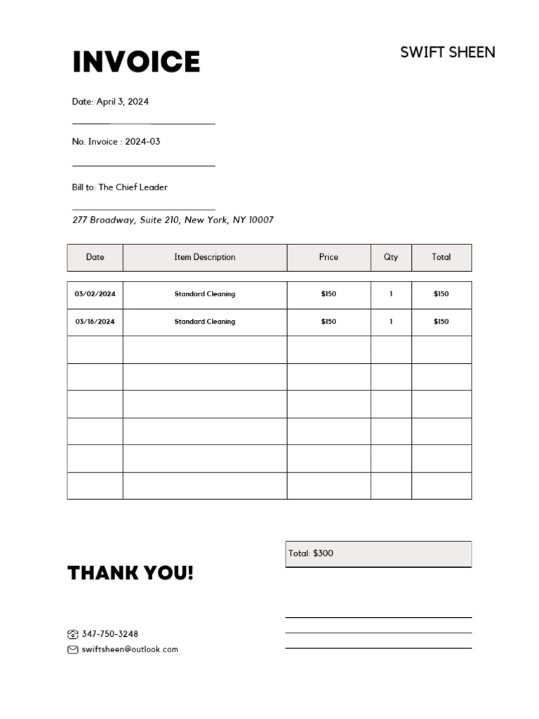 Invoice 2024 03 | PDF