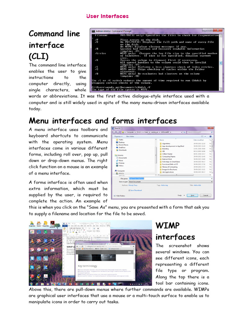 Reading material User interfaces | PDF