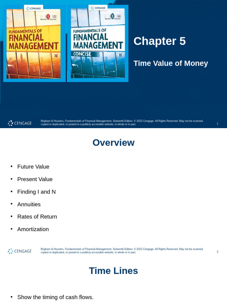 Brigham FFM16 Concise11 ch05 PPT | PDF | Present Value | Interest