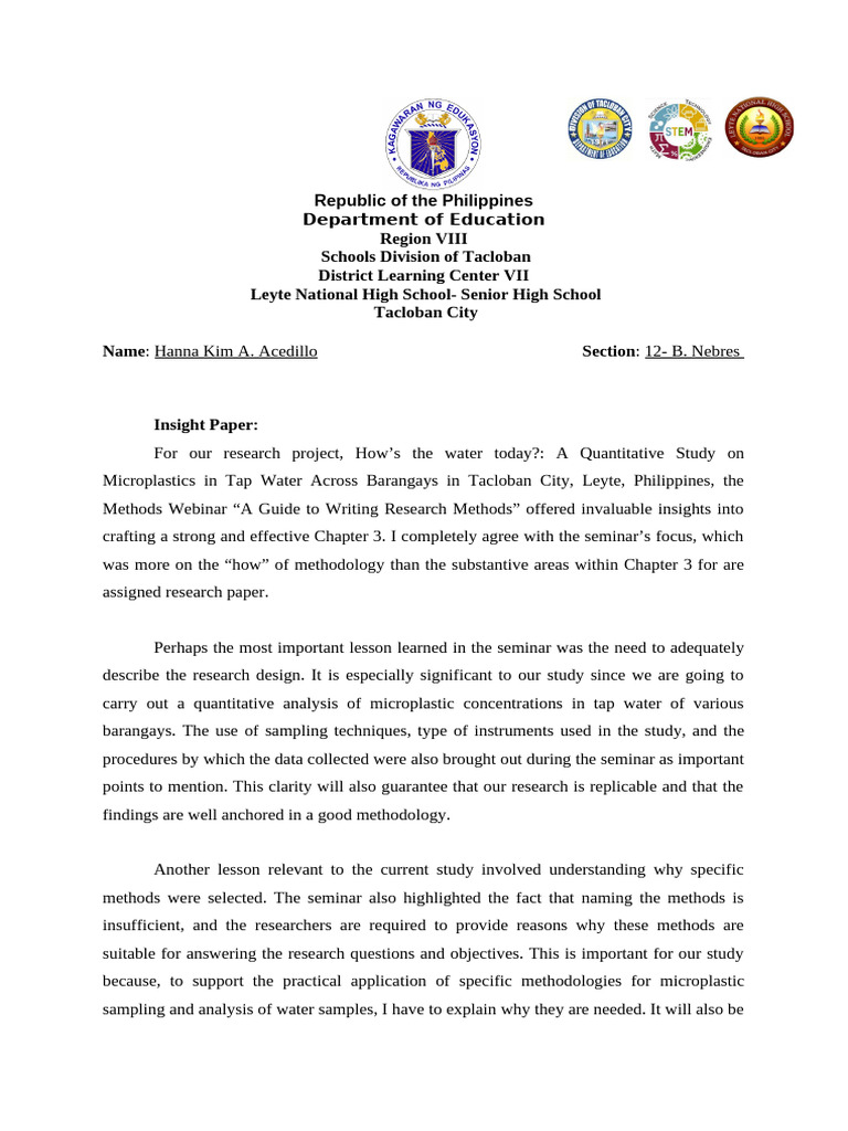 Pr Insight Paper | PDF | Methodology | Procedural Knowledge
