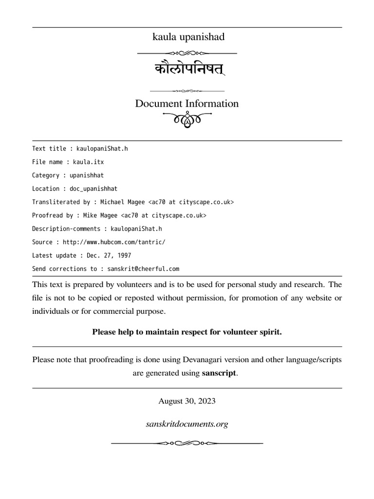 Kaula | PDF