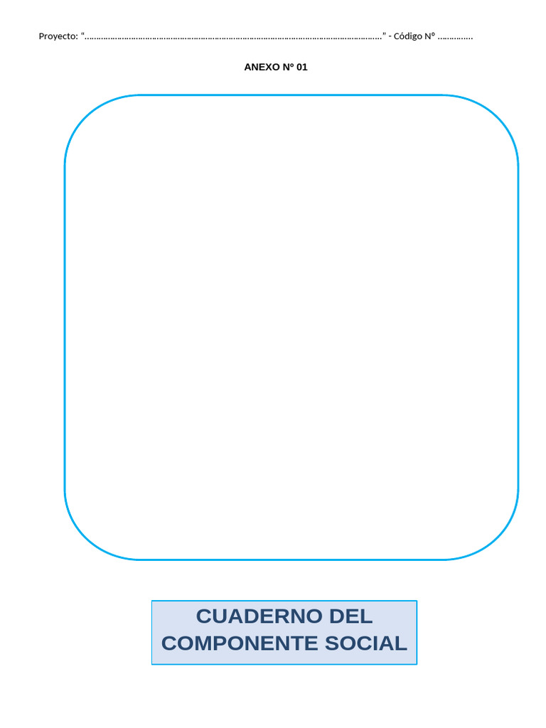 Cuaderno del Componente Social | PDF | Finanzas y dinero