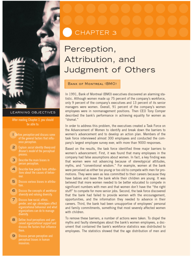 Perception, Attribution, and Judgement of Others | PDF | Perception | Stereotypes