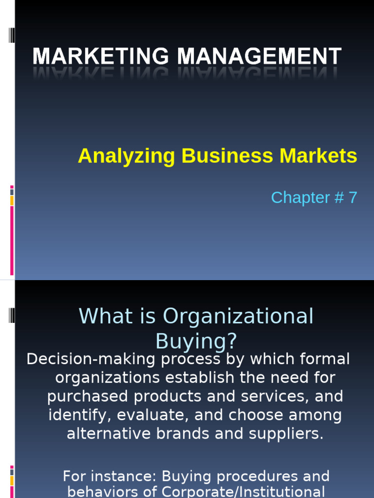 Marketing Management - Chapter 7 | PDF | Demand | Marketing
