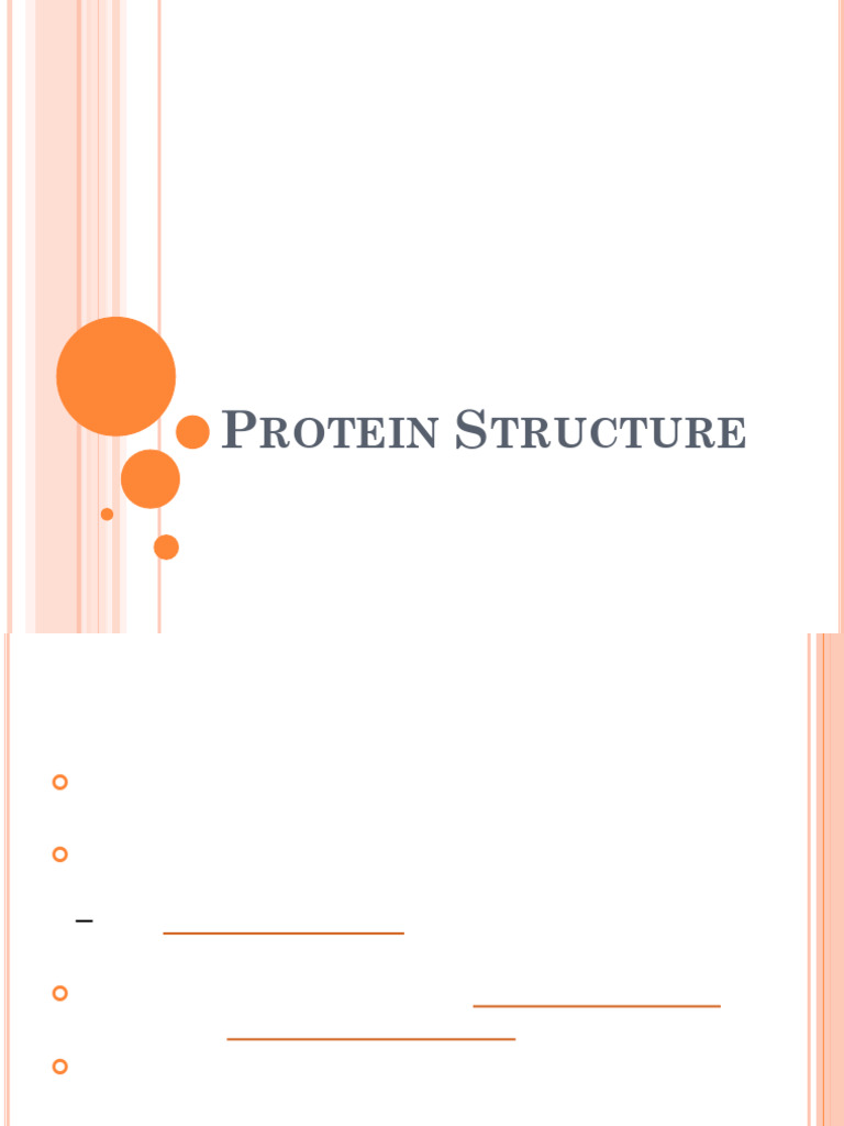 Lecture 3_ Protein Structure | PDF | Bacteriorhodopsin | Proteolysis