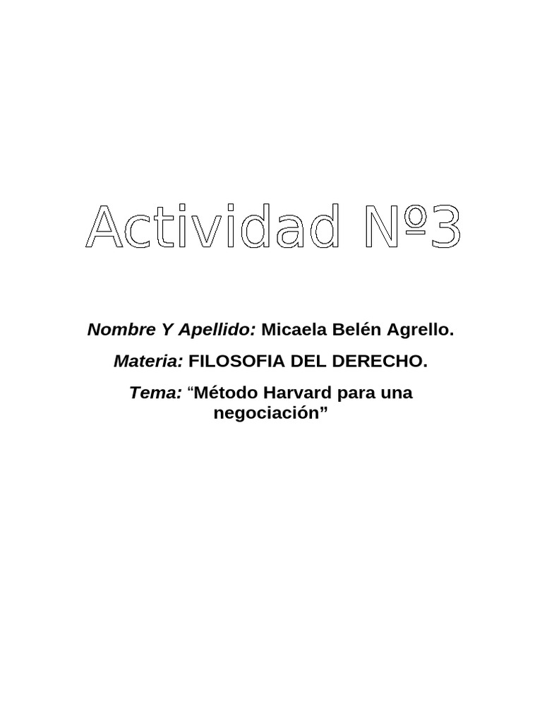 Actividad Evaluable 3 - Negociación | PDF