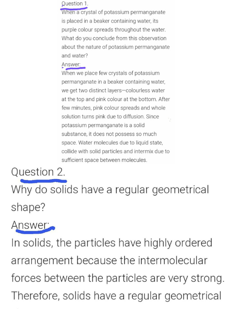 Class-9, Science, Ch-1, Extra Short Type | PDF