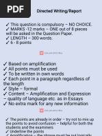Format - Directed Writing-IsC | PDF | Human Communication