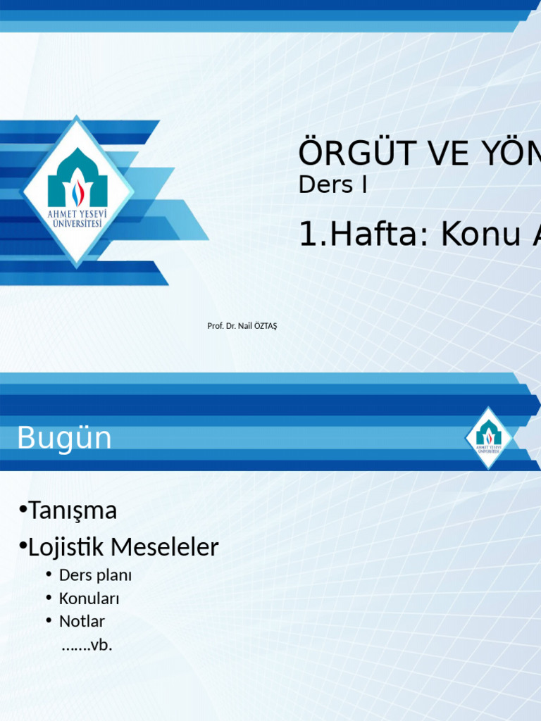 Org Yon Ders I Plan(YENI) | PDF