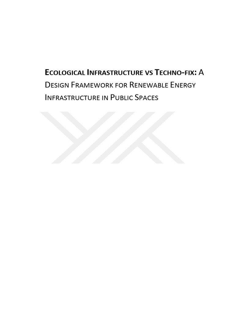 A D F R E I P S: Cological Nfrastructure Vs Echno FIX | PDF ...