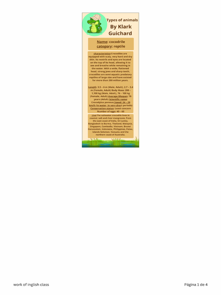 Work of Inglish Class | PDF