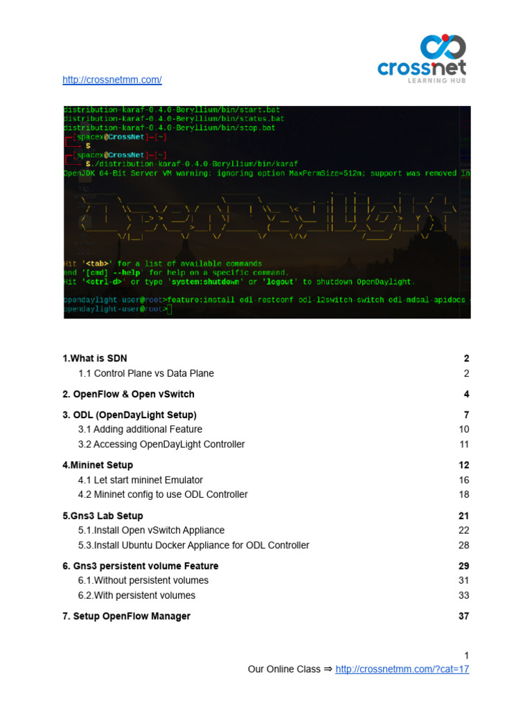 Intro To Software Define Networking V1.2 - Myanmar Version by Khant Phyo | PDF