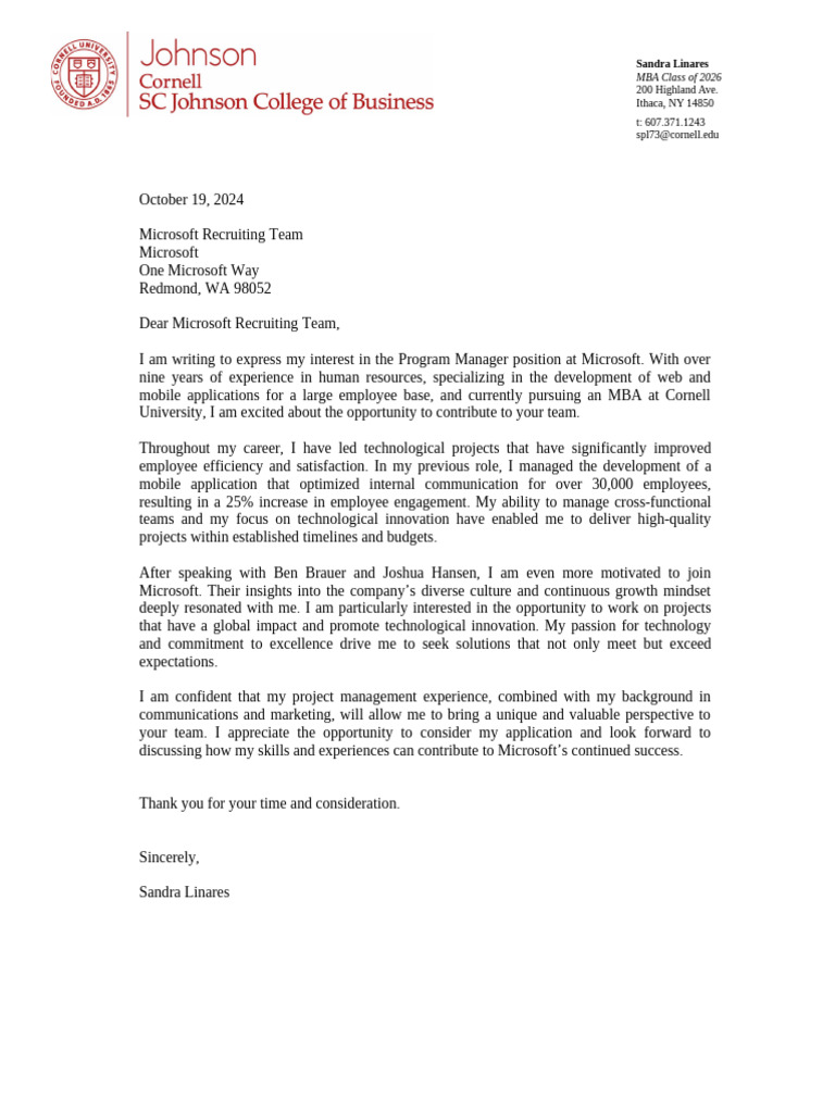 Sandra_Linares_Cover_Letter_PM_1748102 | PDF