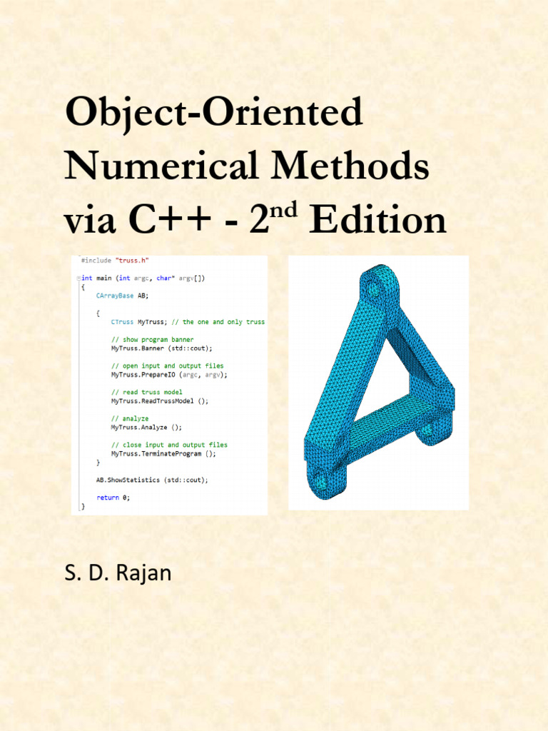 Rajan Object-Oriented Numerical Methods Via C++ | PDF | Programming | Computer Program
