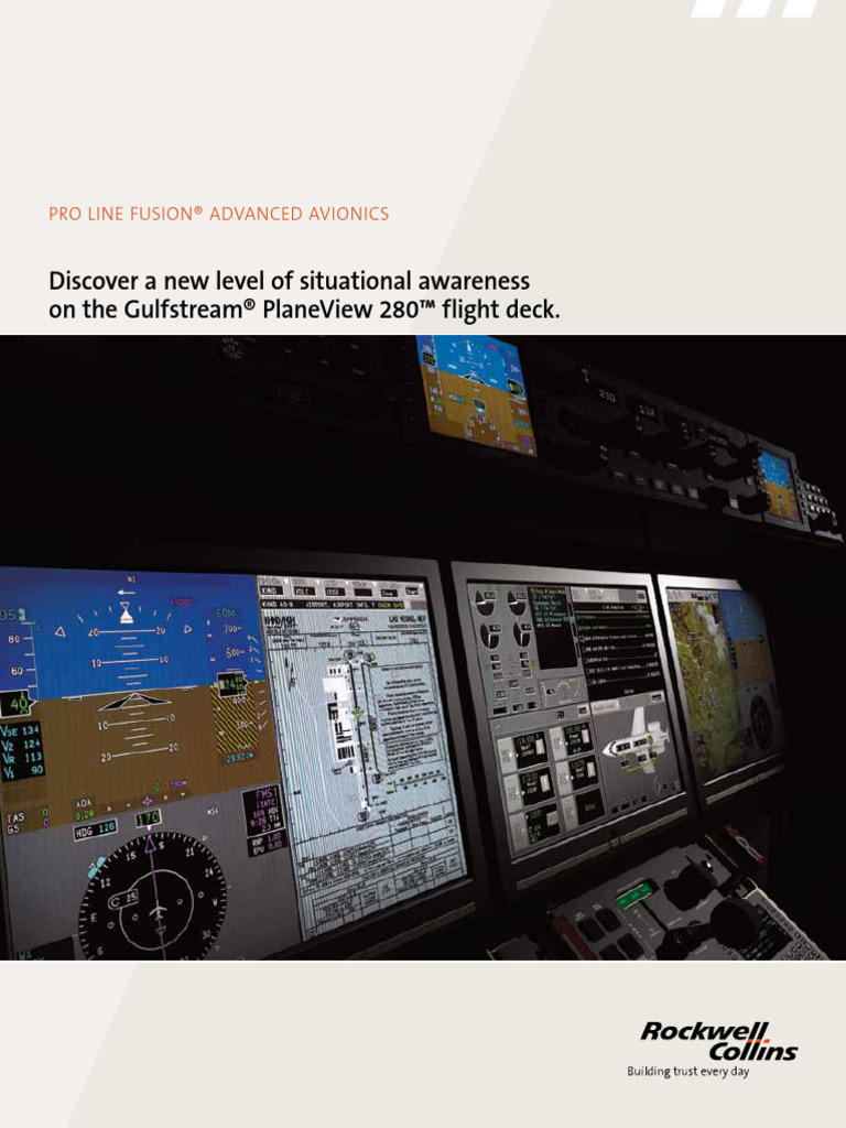 Pro Line Fusion Gulfstream G280.aspx | PDF | Avionics | Aviation