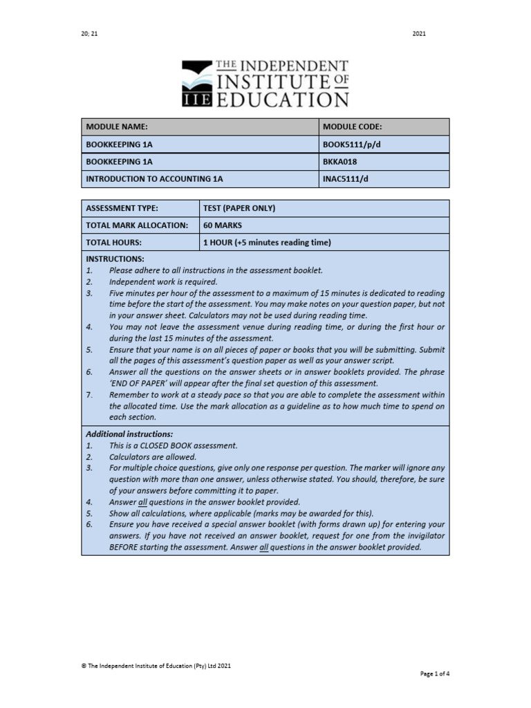 Book5111t1a SDT | PDF | Debits And Credits | Business Economics