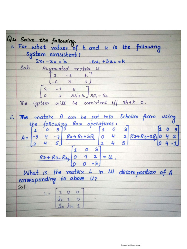 Solution (Past Paper MS 252) | PDF