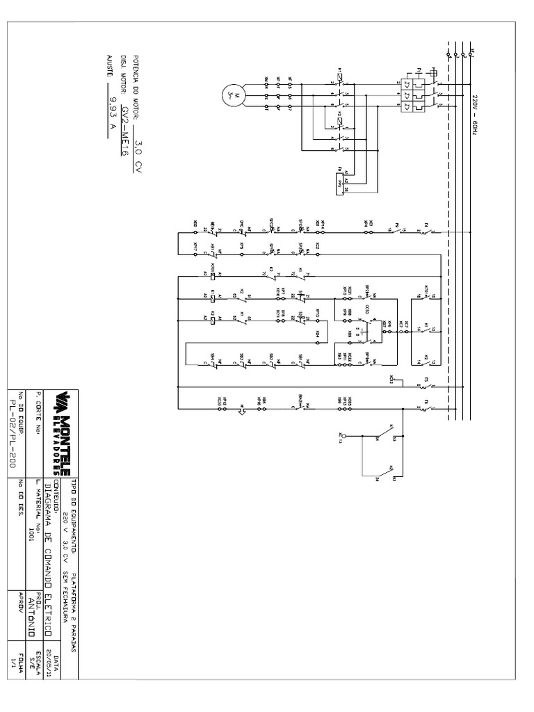 220V-TRI - 3.0 CV - 2 PARADAS Otis Lcb2 Com Inversor Web | PDF
