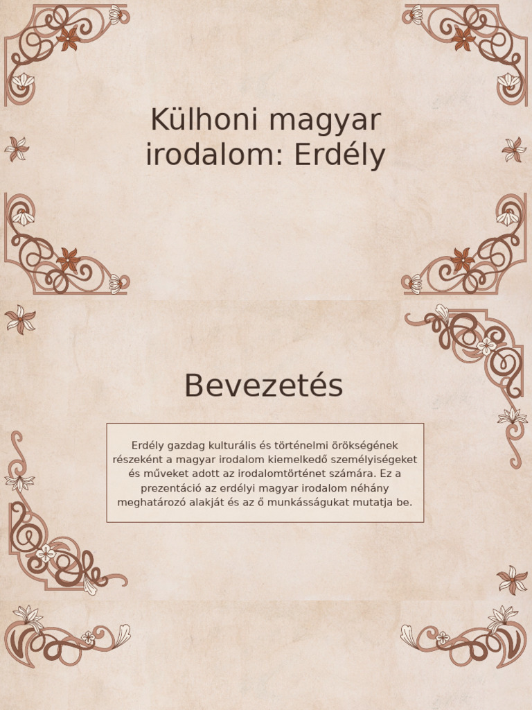 Külhoni Magyar Irodalom | PDF