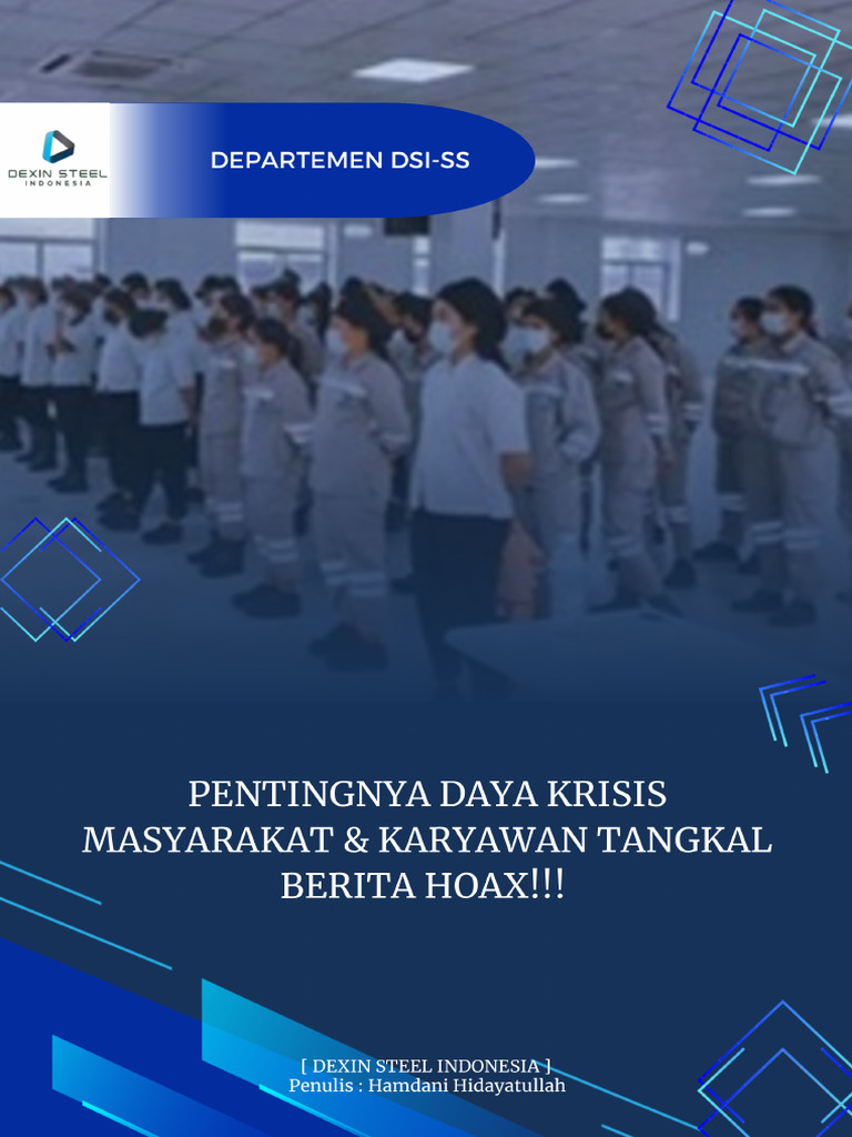 Artikel Departemen SS (Dexin Steel Indonesia) | PDF