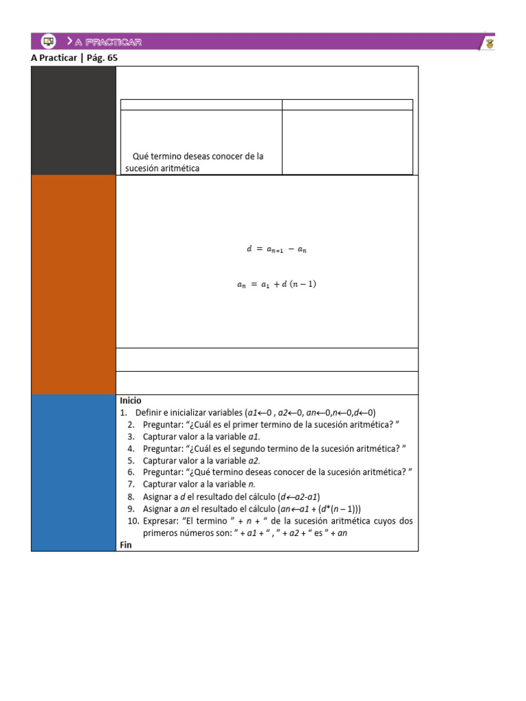 Jasr JSRB LC4 U2 Sub01 | PDF | Secuencia | Aritmética