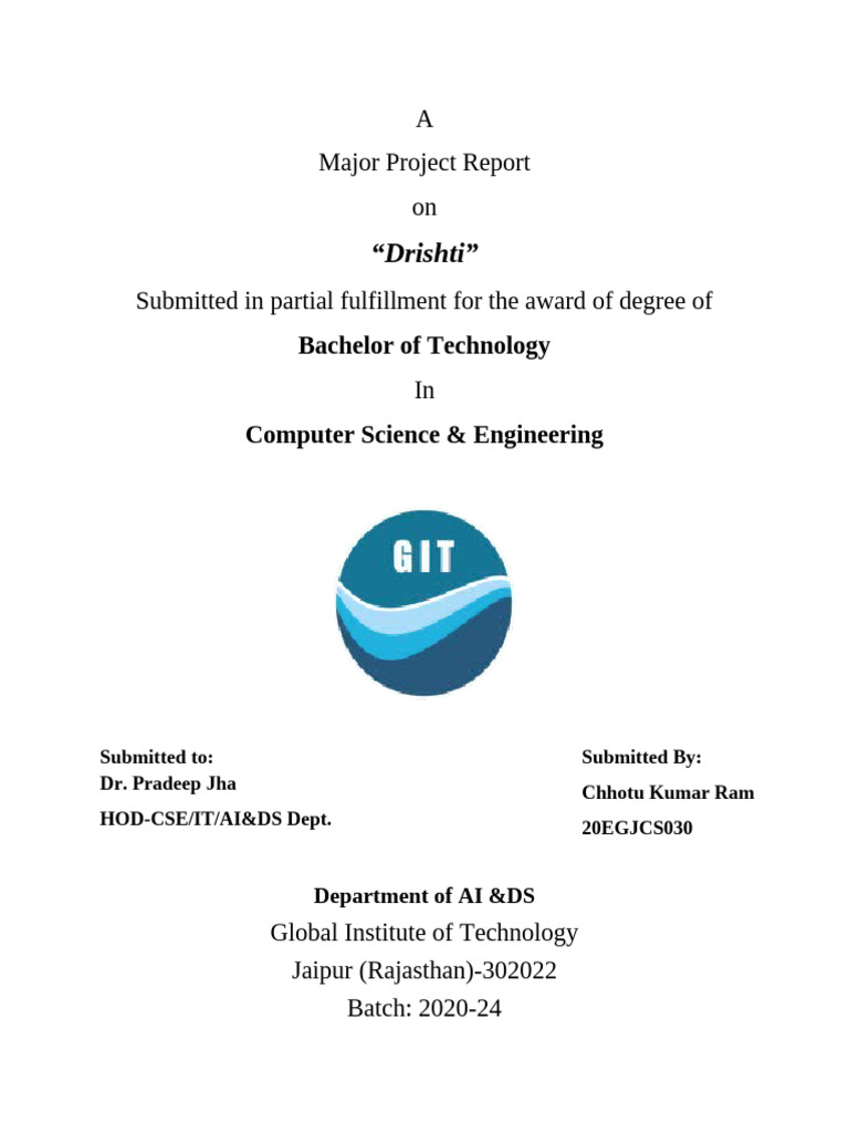 1-Cover Page-CSE | PDF | Java (Programming Language) | Machine Learning