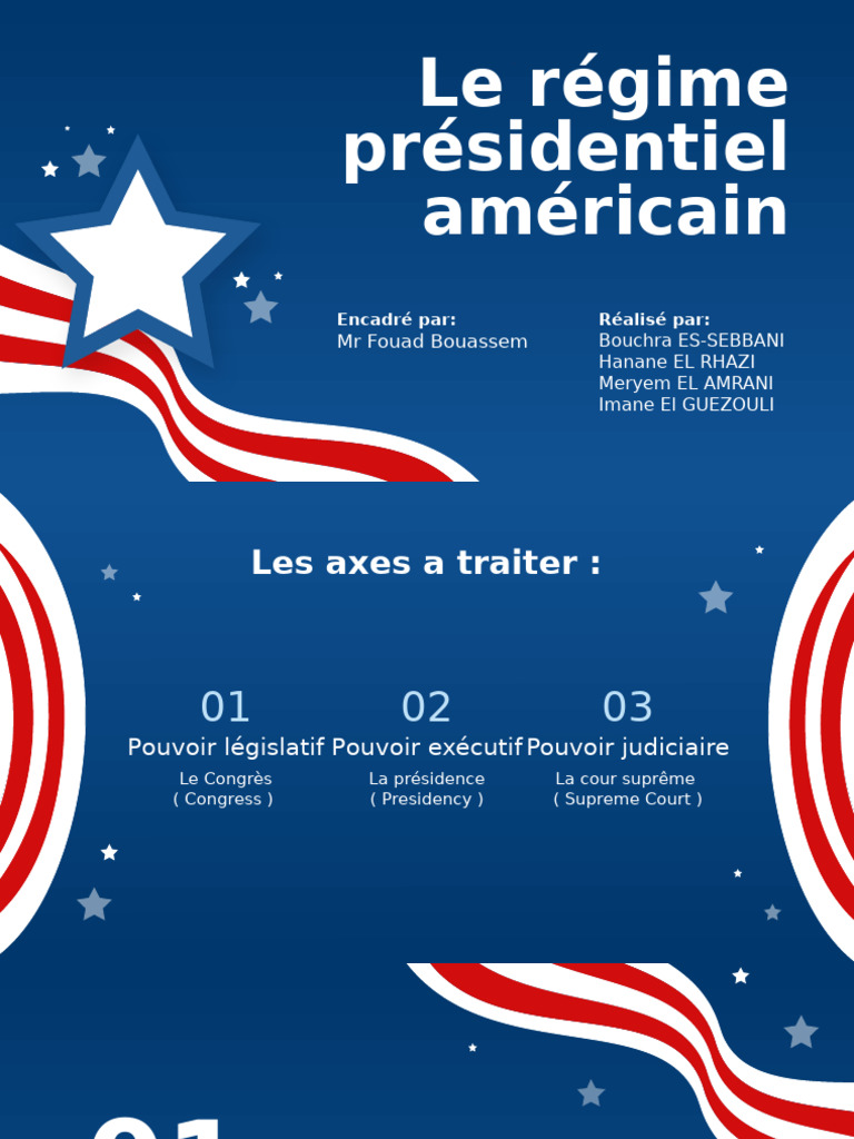 Le Régime Présidentiel Américain | PDF | Président des États-Unis ...