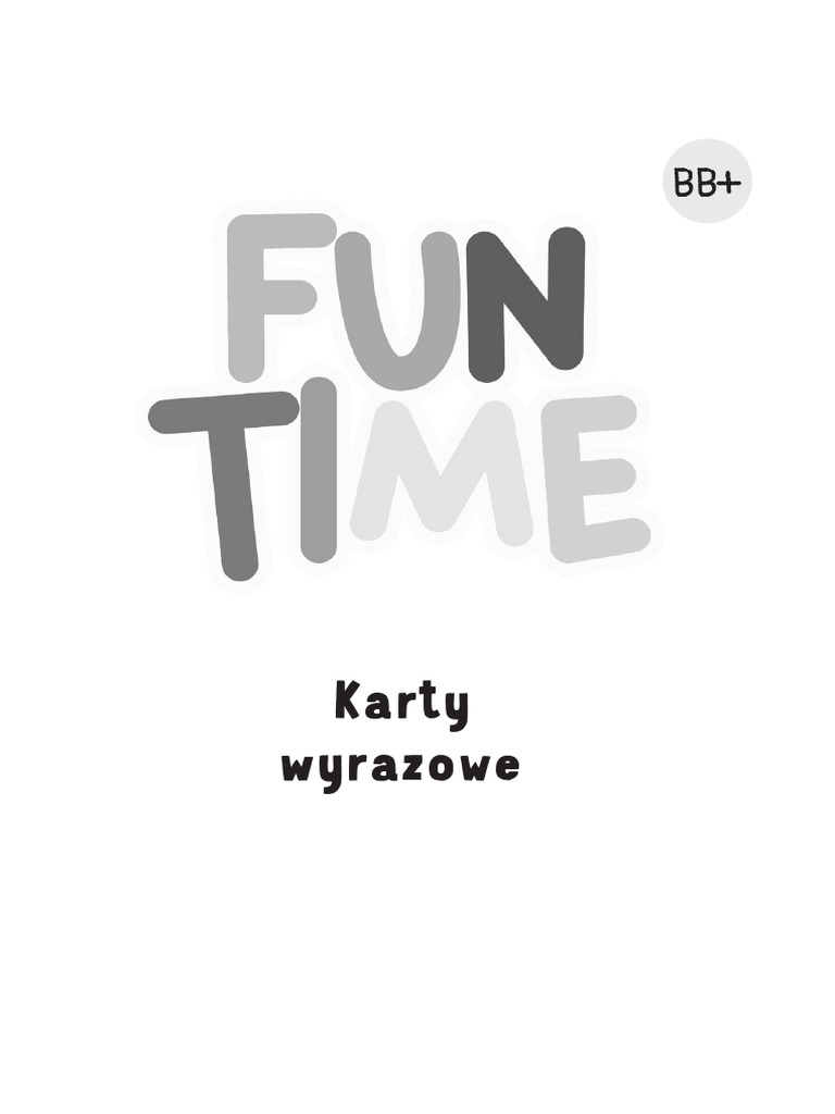 Funtime BB+ Activity Cards | PDF