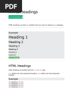 Ultimate HTML Cheatsheet - Copy & Interact Now! - CodeWithHarry | PDF | Tag (Metadata) | Html