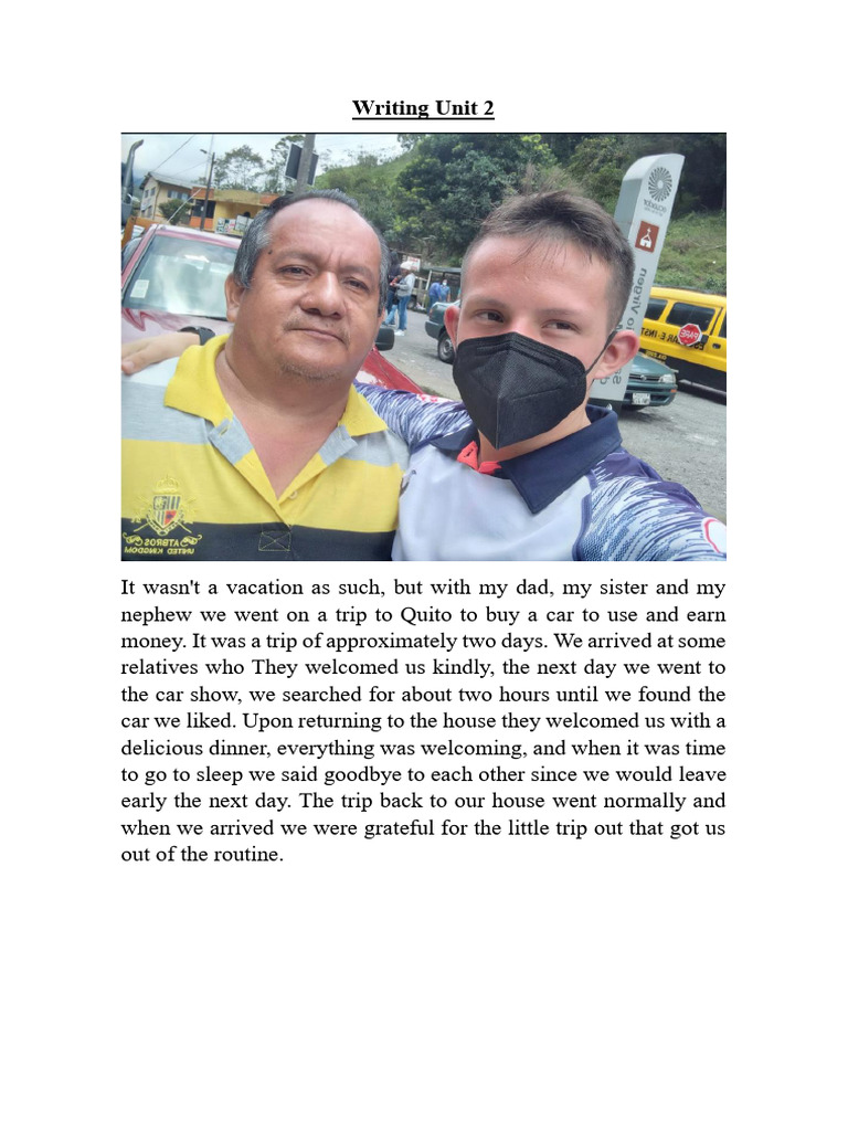 Writing Unit 2 | PDF