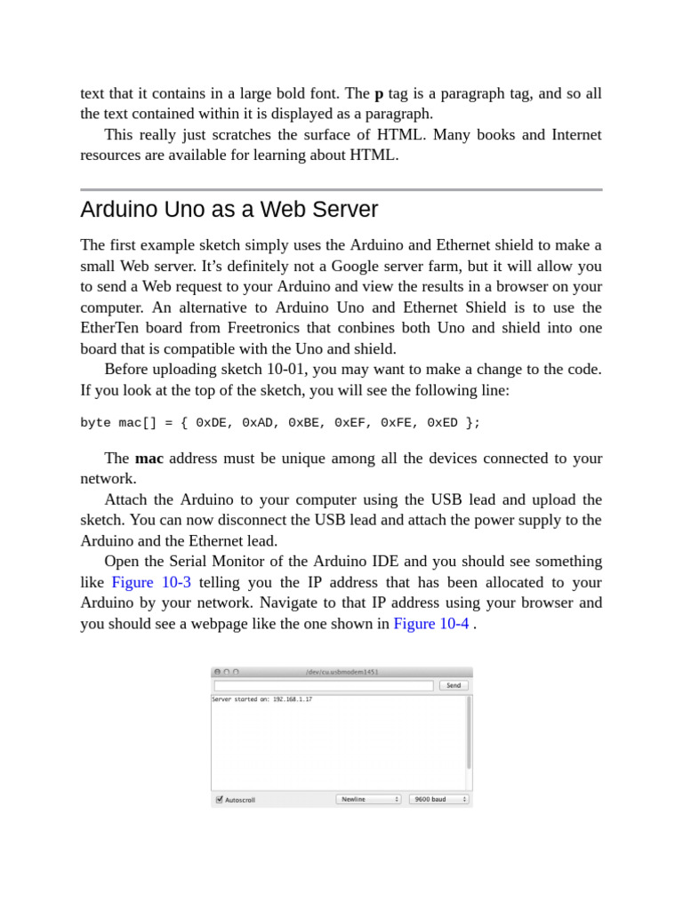 Programming Arduino (1) Pages 180 | PDF