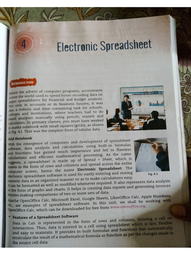 Ch-4 Electronic Spreadsheet | PDF
