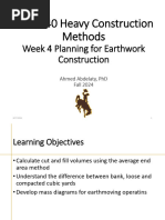 Earthworks Cut and Fill | PDF | Integral | Geotechnical Engineering