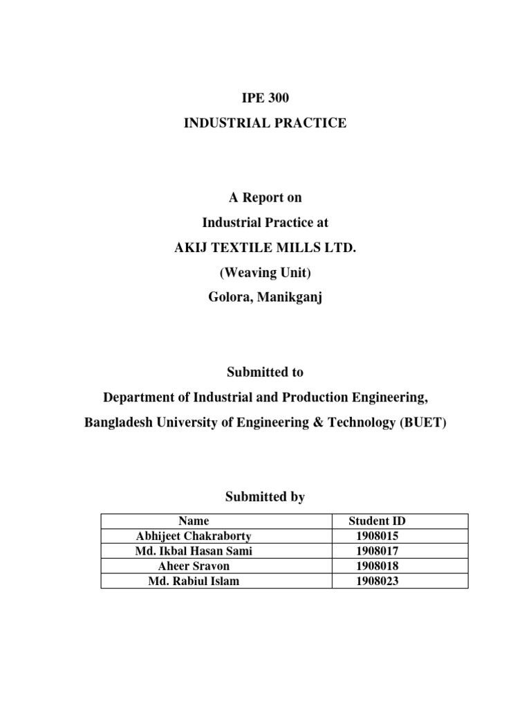 Final Report ATML 19 Batch-4 | PDF | Loom | Textiles