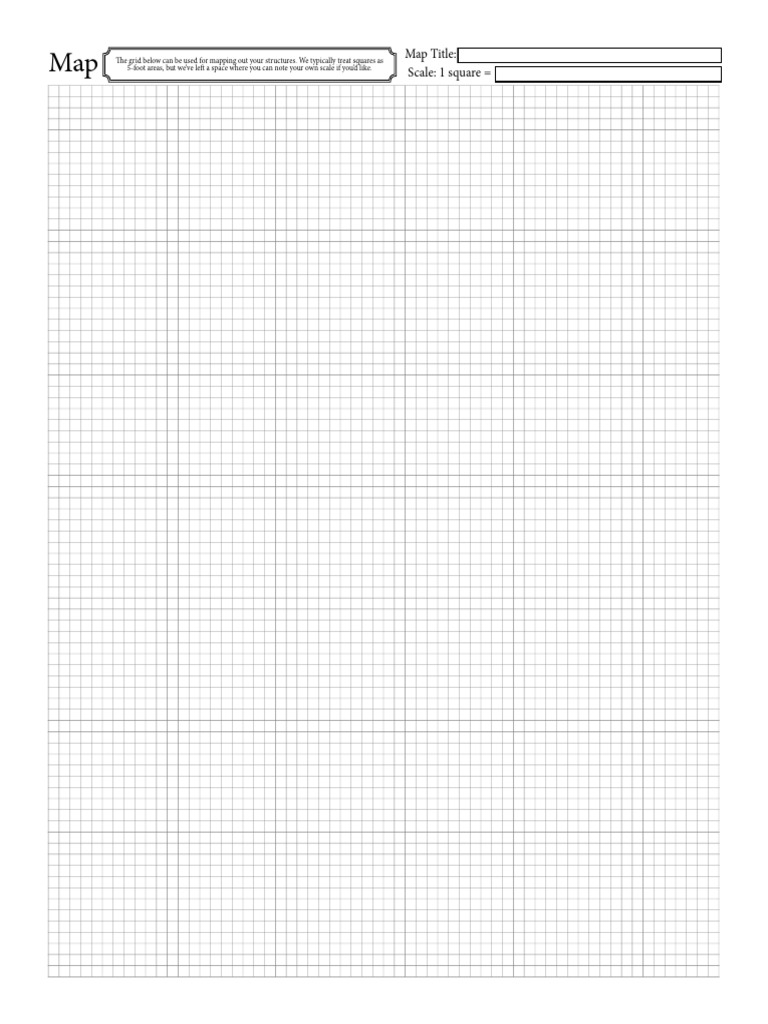 Fortresses Grid Sheet Fillable | PDF