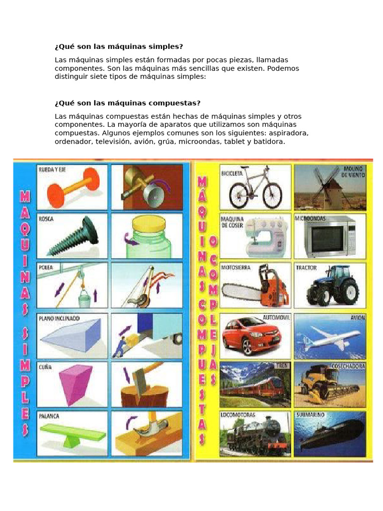 Qué Son Las Máquinas Simples | PDF