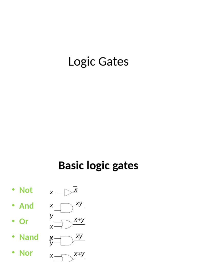 2 Logic Gates | PDF | Logic Gate | Electronic Circuits