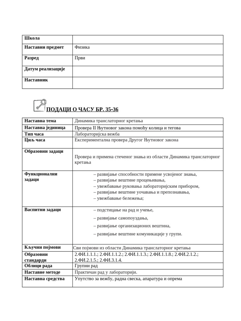 Priprema BR 35 | PDF