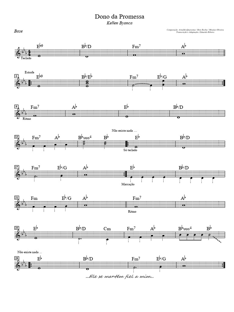 Base - Dono Da Promessa | PDF