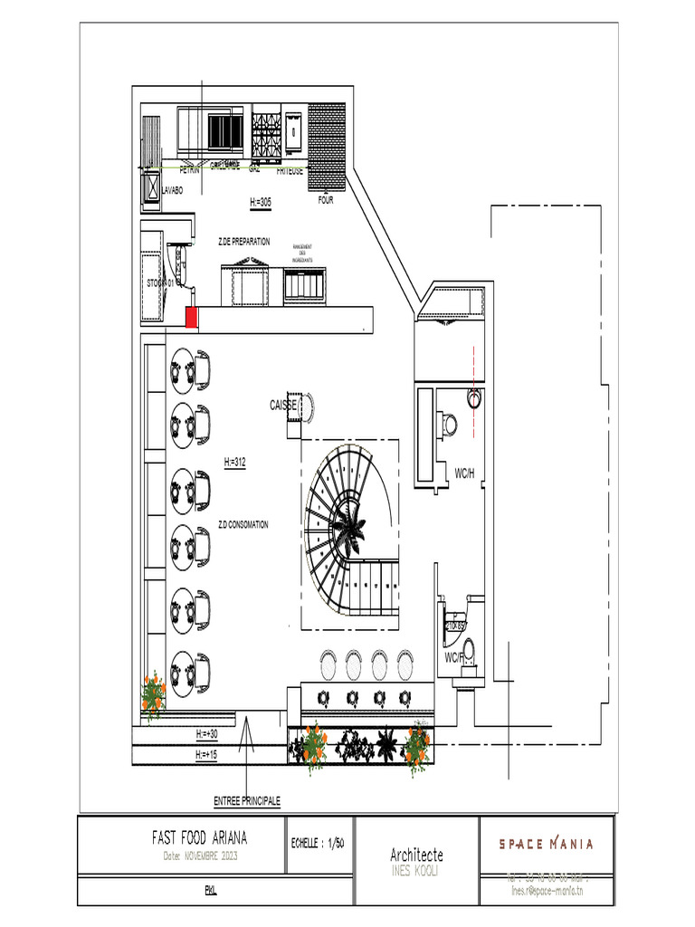 Plan D'amenagement Rdc-Model | PDF