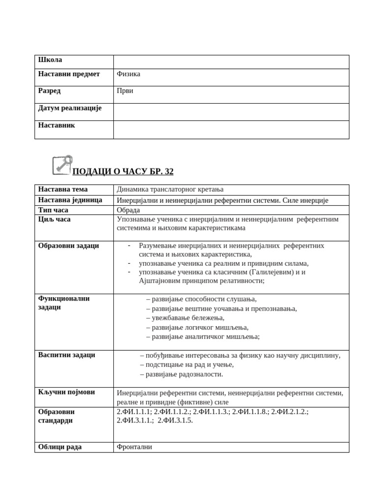 Priprema BR 32 | PDF