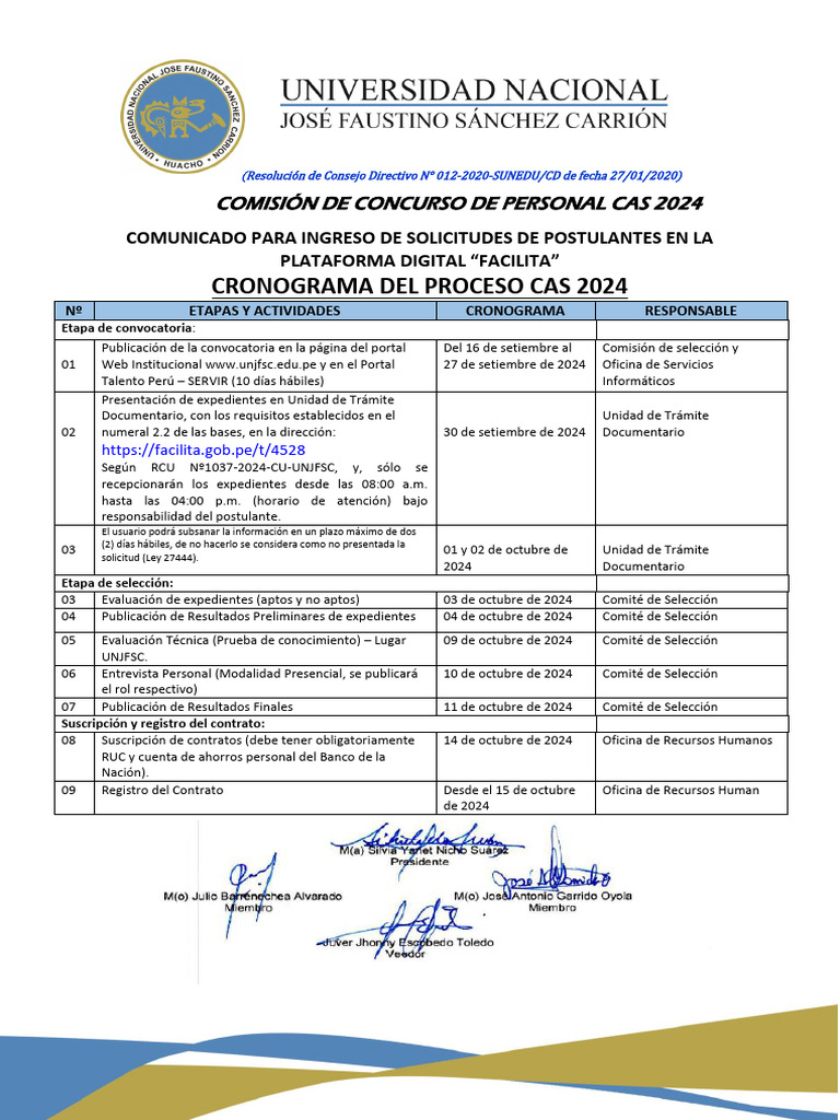 OFICIO #015 2024 CCP CAS EXP 2024 069057 - Comunicado | PDF