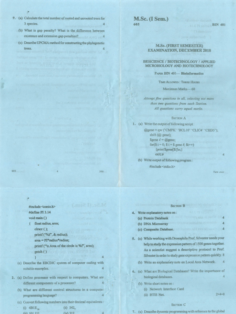 Previous Year Paper | PDF