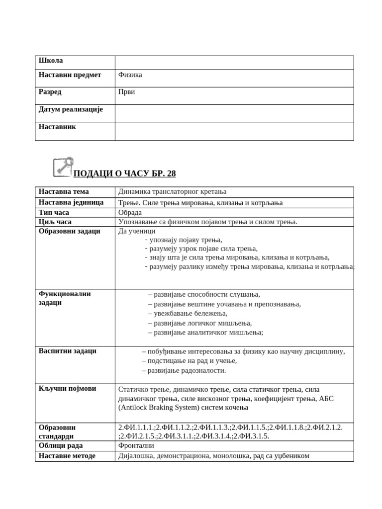 Priprema BR 28 | PDF